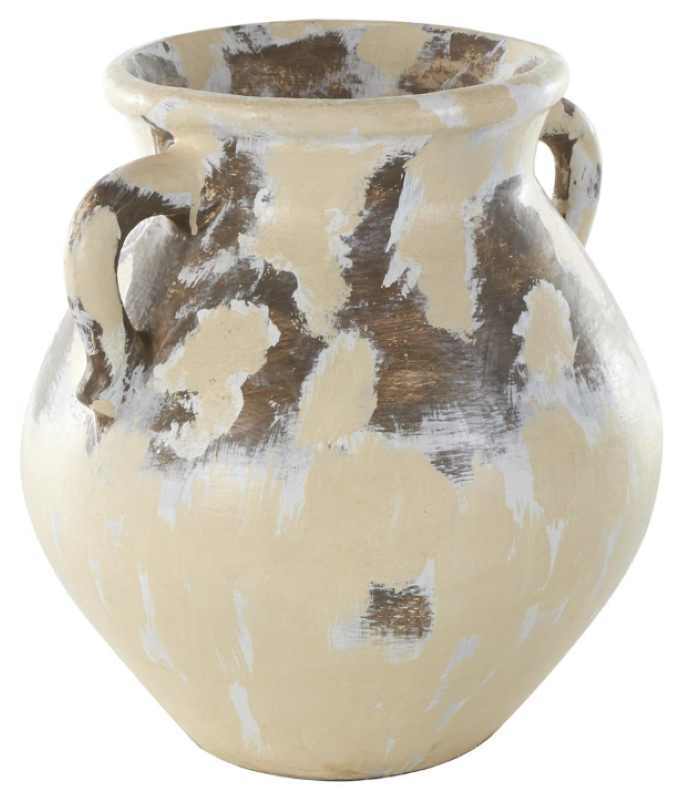 Cream Ceramic Antique Pot | Old Cannery Furniture