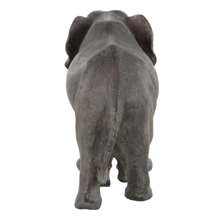 Gray Polystone Elephant Sculpture | Old Cannery Furniture
