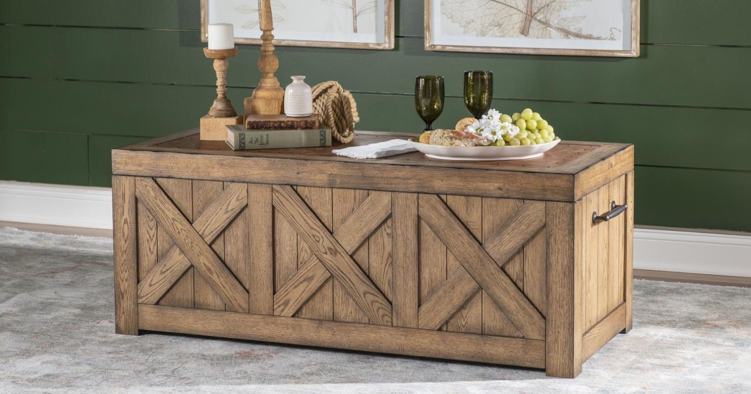 Country Living Captain's Trunk Cocktail Table | Old Cannery Furniture