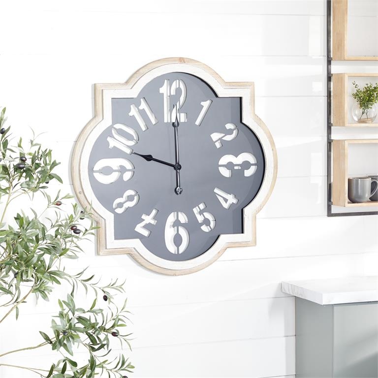 Quatrefoil Wall Clock | Old Cannery Furniture