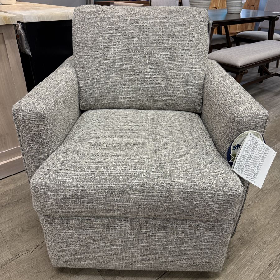 948 Stanton Swivel Chair - Dublin Driftwood | Old Cannery Furniture