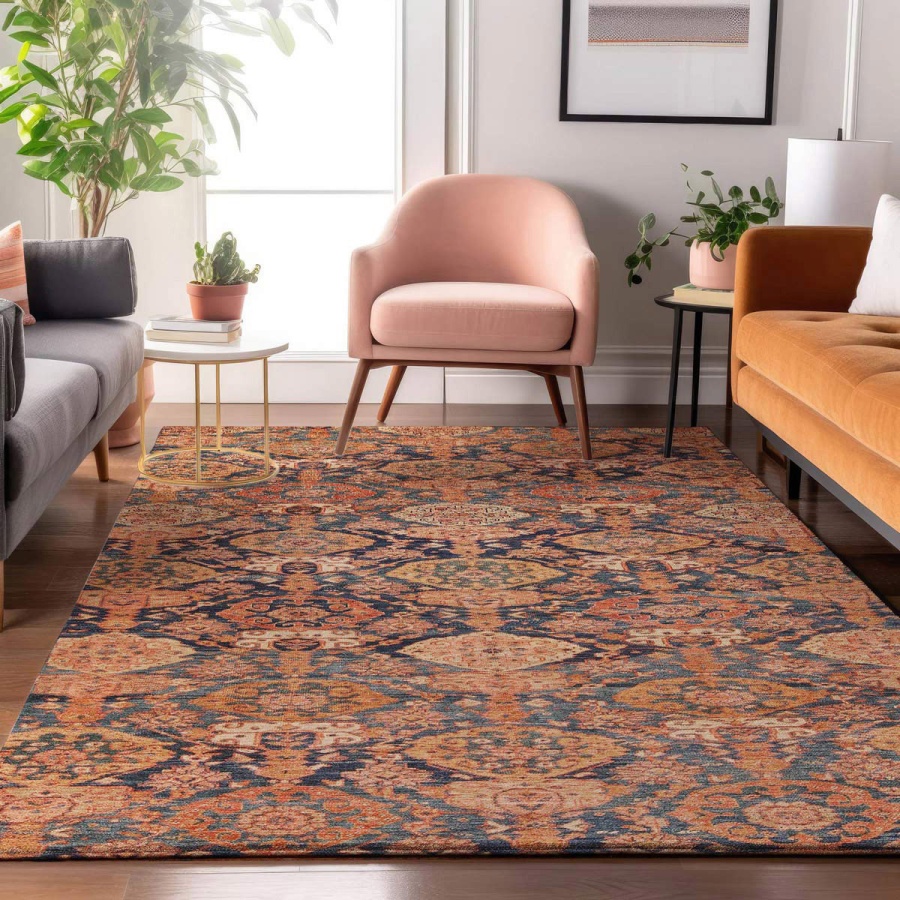 Tabrook Terracotta Rug | Old Cannery Furniture
